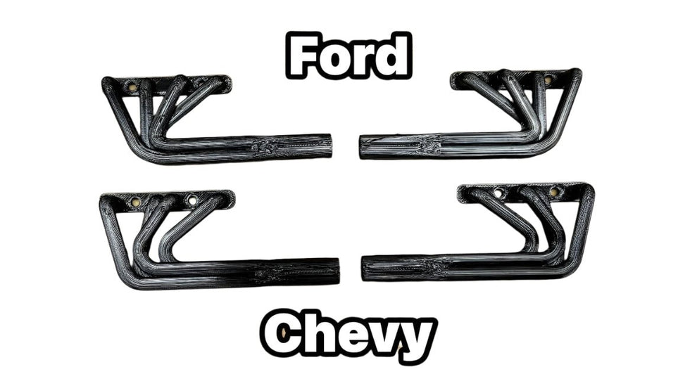 1/10th Scale Flexible Sprint Car Headers – Miller Racing Products